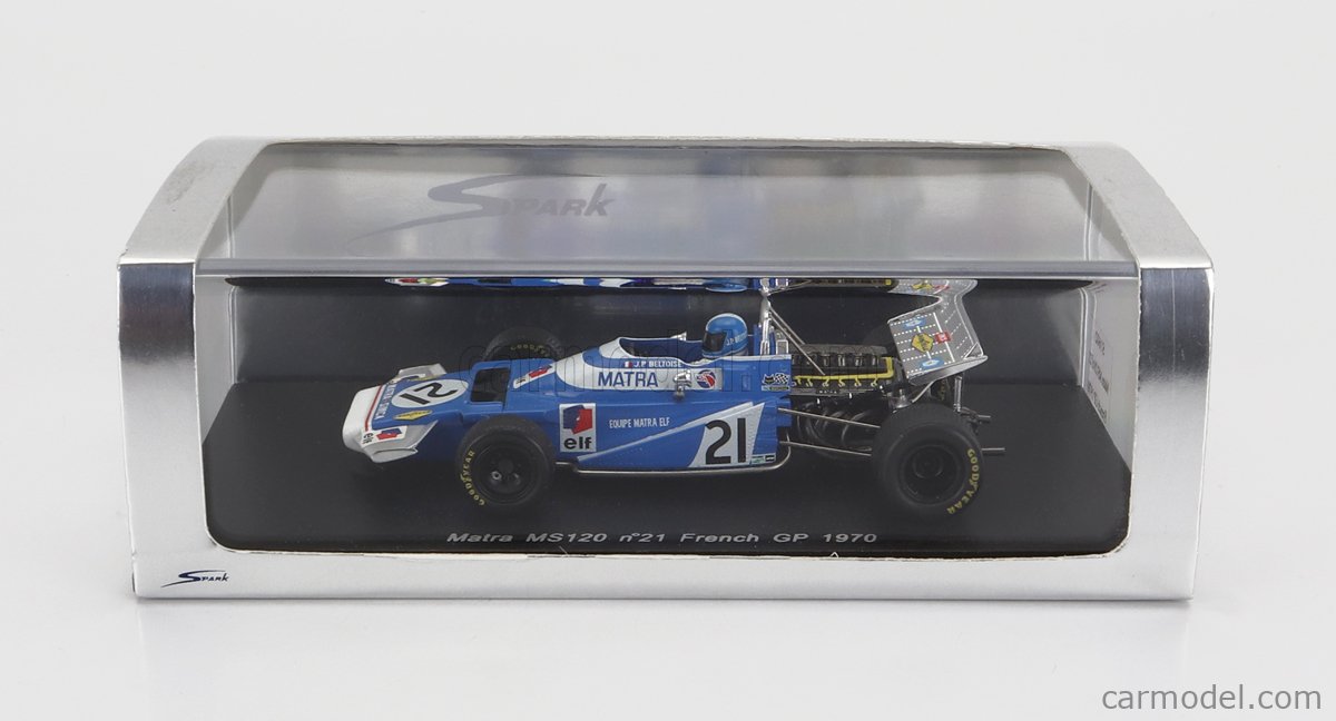 SPARK-MODEL S1602 Scale 1/43 | MATRA SIMCA F1 MS120 N 21 FRENCH GP 1970 ...