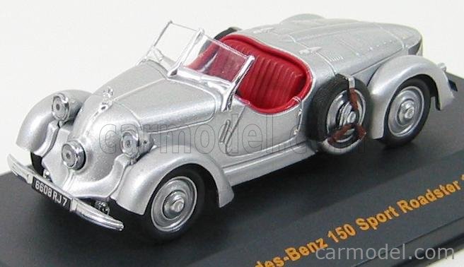 IXO-MODELS MUS018 Scale 1/43 | MERCEDES BENZ 150 SPORT ROADSTER 1935 SILVER