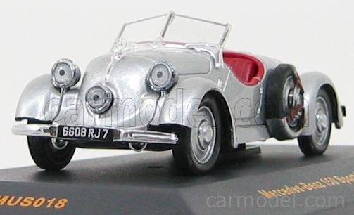 IXO-MODELS MUS018 Scale 1/43 | MERCEDES BENZ 150 SPORT ROADSTER 1935 SILVER
