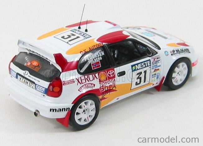 IXO-MODELS RAC148 Scale 1/43 | TOYOTA COROLLA WRC N 31 RALLY FINLAND ...