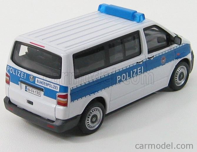 HONGWELL 22142 Scale 1/43 | VOLKSWAGEN MULTIVAN MINIBUS POLIZEI ...