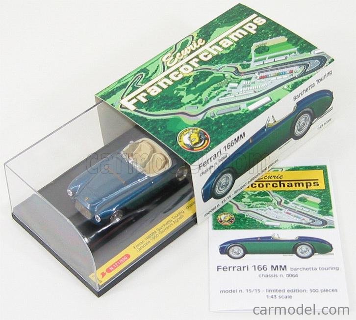 ART-MODEL PROM EF-15 S15/15 Scale 1/43 | FERRARI 166MM BARCHETTA ...