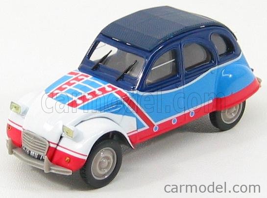 EDICOLA ED017 Scale 1/43 | CITROEN 2CV BASKET 1977 BLUE WHITE RED