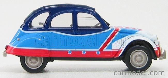 EDICOLA ED017 Scale 1/43 | CITROEN 2CV BASKET 1977 BLUE WHITE RED