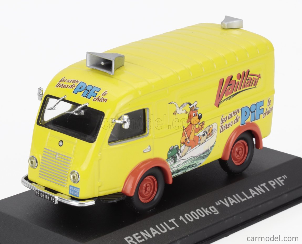 EDICOLA FB080-ABCDA080 Scale 1/43 | RENAULT 1000KG VAN VAILLANT PIF ...