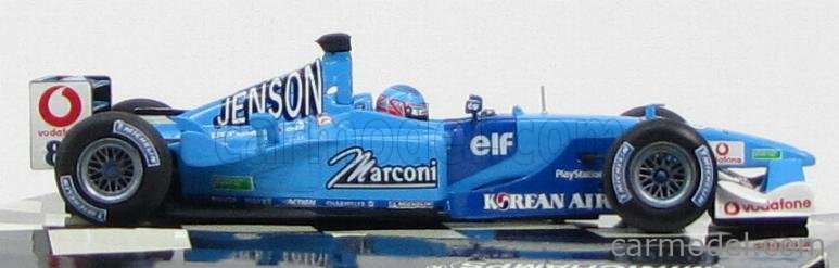 MINICHAMPS 400010008 Echelle 1/43 | BENETTON F1 RENAULT B201 N 8 2001 J.BUTTON LIGHT BLUE BLUE