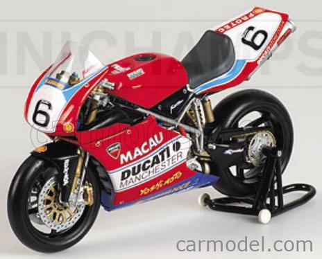 MINICHAMPS 122021296 Scale 1/12 | DUCATI 998RS N 6 SUPERBIKE GP MACAU ...
