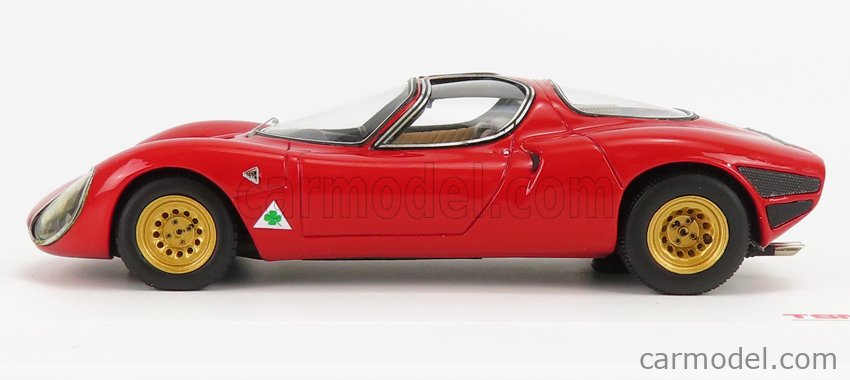 TRUESCALE TSM124308 Scale 1/43 | ALFA ROMEO 33 PROTOTYPE STRADALE 1967 RED