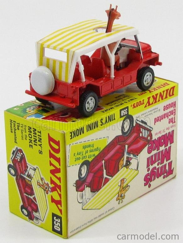 DINKY ENGLAND 350 Echelle 1/43 | AUSTIN TINY'S MINI MOKE ORANGE