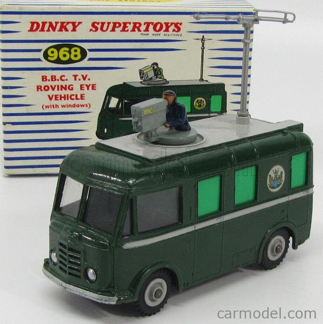DINKY ENGLAND 968 Escala 1/43 | TRUCK B.B.C. TV ROVING EYE VEHICLE VAN ...