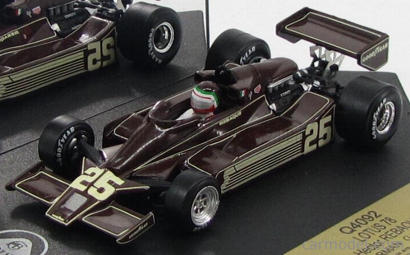 QUARTZO 4092 Scale 1/43 | LOTUS F1 78 N 25 GP GERMAN 1978 HECTOR REBAQUE BROWN