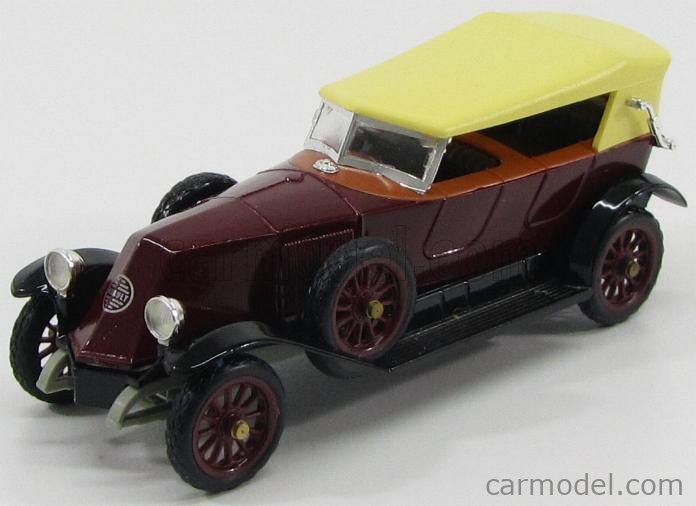 RIO-MODELS 52 Echelle 1/43 | RENAULT 40CV TORPEDO 1923 BORDEAUX BLACK CREAM