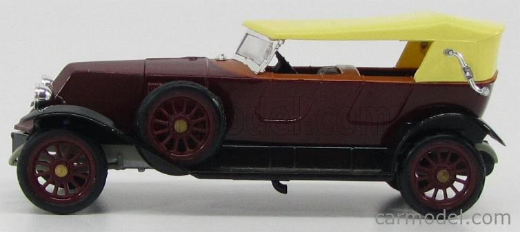 RIO-MODELS 52 Echelle 1/43 | RENAULT 40CV TORPEDO 1923 BORDEAUX BLACK CREAM