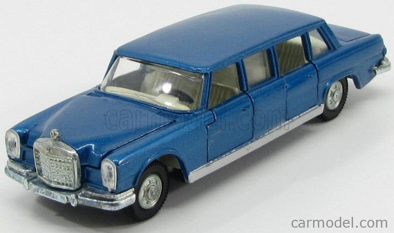 DINKY ENGLAND 128 Scale 1/43 | MERCEDES BENZ BENZ 600 LIMOUSINE BLUE MET