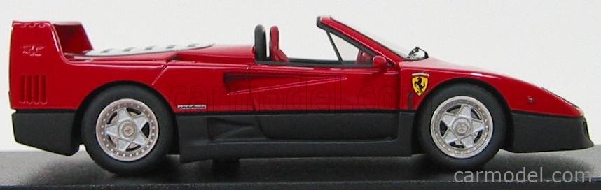 BBR-MODELS BBR188E Scale 1/43 | FERRARI F40 SPIDER TEST RED BLACK