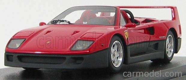 BBR-MODELS BBR188E Scale 1/43 | FERRARI F40 SPIDER TEST RED BLACK