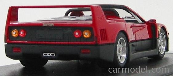 BBR-MODELS BBR188E Scale 1/43 | FERRARI F40 SPIDER TEST RED BLACK