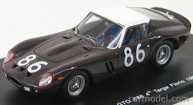 REDLINE RL182 Echelle 1/43 | FERRARI 250 GTO COUPE N 86 4th TARGA ...