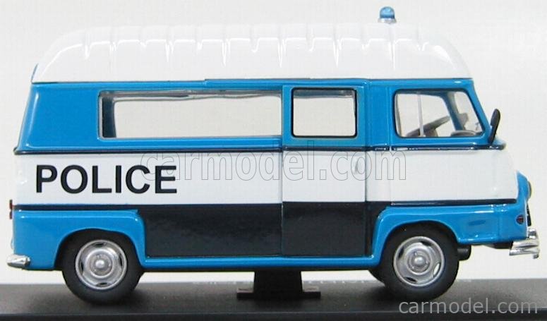 ELIGOR 101096 Echelle 1/43 | RENAULT ESTAFETTE VITREE VAN POLICE WHITE ...