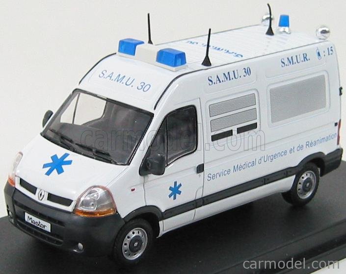 ELIGOR 112812 Scale 1/43 | RENAULT MASTER SAMU 30 AMBULANCE WHITE