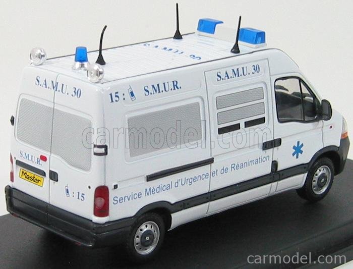ELIGOR 112812 Scale 1/43 | RENAULT MASTER SAMU 30 AMBULANCE WHITE