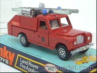 DINKY ENGLAND 282 Scale 1/43 | LAND ROVER LAND FIRE ENGINE APPLIANCE RED