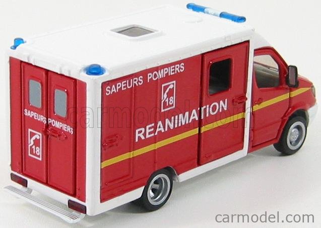 SIKU 2108F Escala 1/50 | MERCEDES BENZ SPRINTER AMBULANCE FIRE ENGINE ...