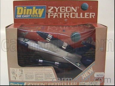 DINKY ENGLAND 363 Scale 1/43 | SPACE DUEL ZYGON PATROLLER SILVER BLUE