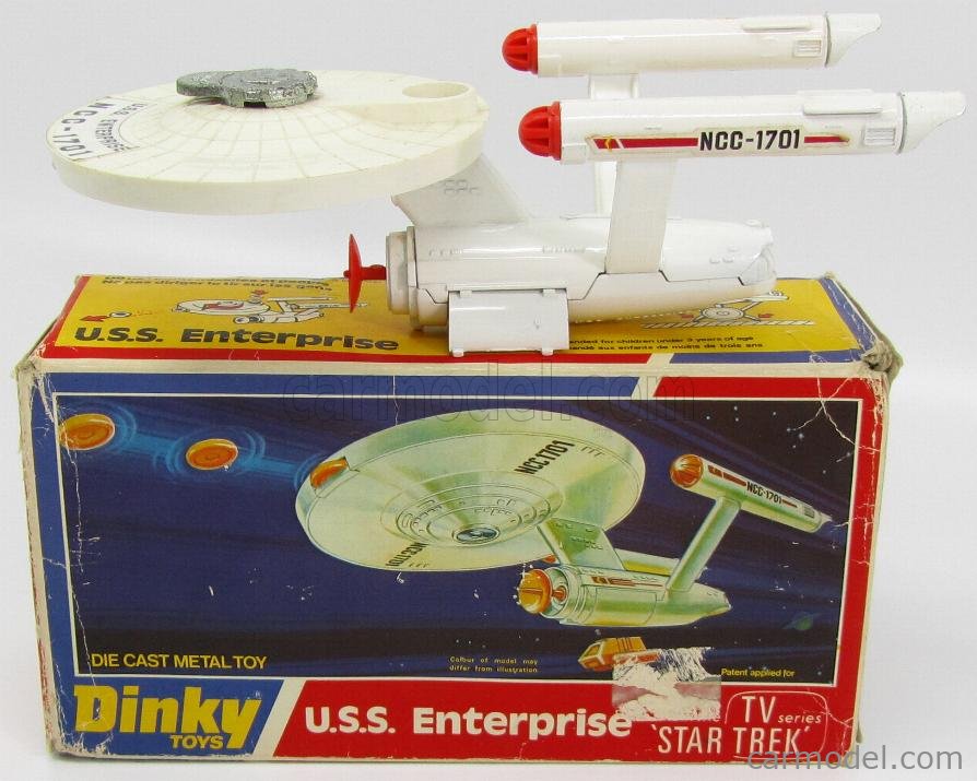 DINKY ENGLAND 358 Scale 1/43 | STAR TREK U.S.S. ENTERPRISE WHITE