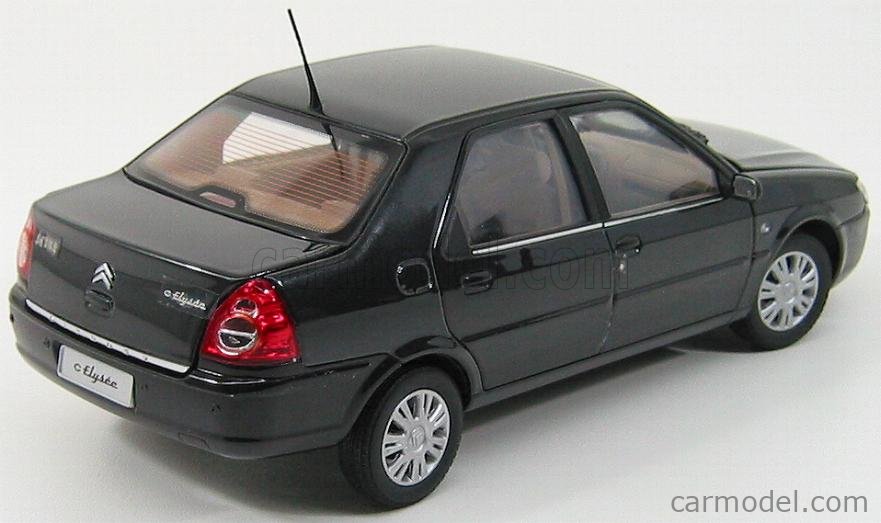 PAUDI 2166BK Escala 1/18 | CITROEN ELYSEE BLACK MET