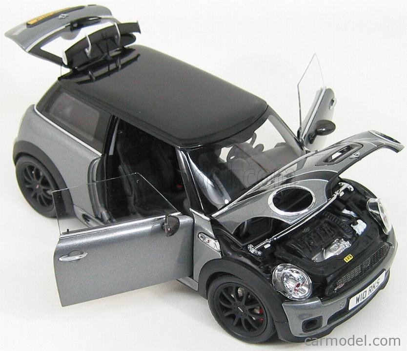 KYOSHO 08743S Escala 1/18 | MINI COOPER S JOHN WORKS 211CV 2008 GREY ...