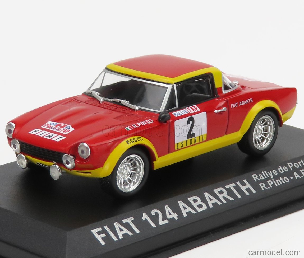 EDICOLA RCOL019 Scale 1/43 | FIAT 124 ABARTH N 2 WINNER RALLY PORTUGAL ...