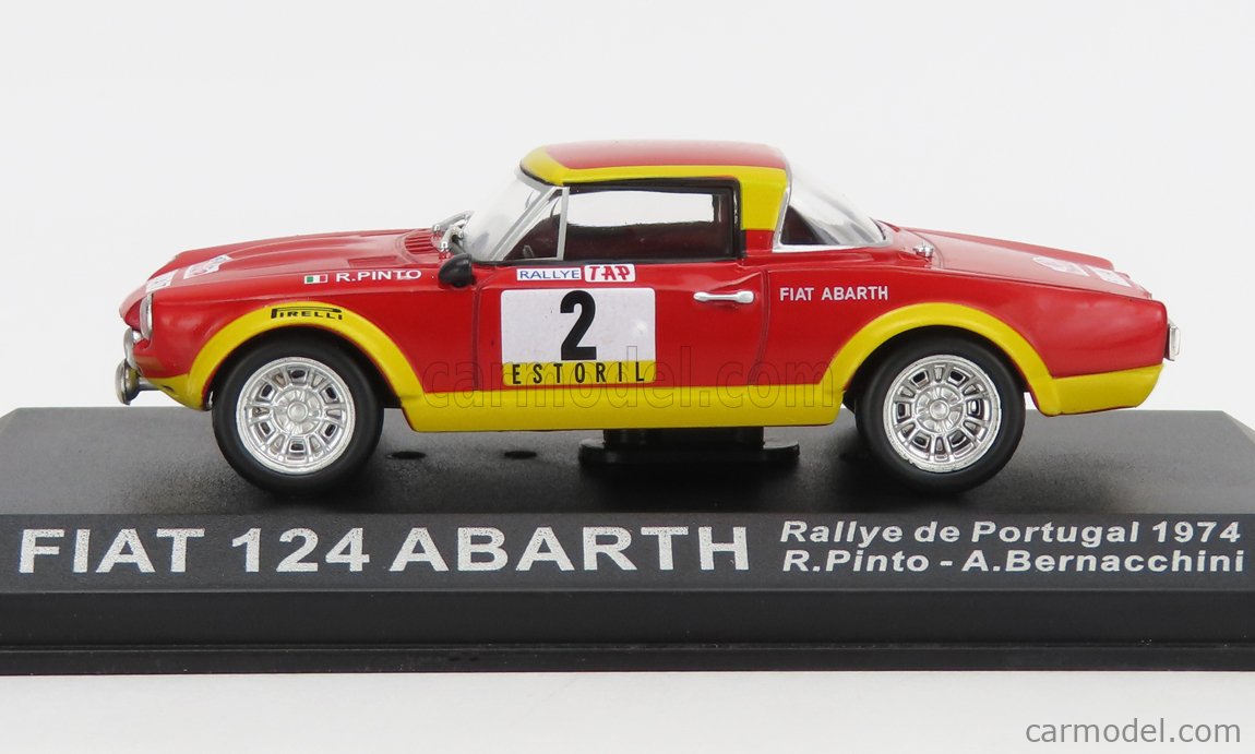 EDICOLA RCOL019 Scale 1/43 | FIAT 124 ABARTH N 2 WINNER RALLY PORTUGAL ...