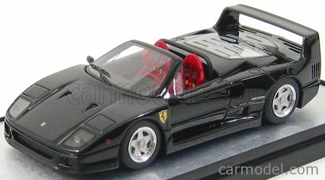 BBR-MODELS BBR188A Scale 1/43 | FERRARI F40 SPIDER TEST BLACK
