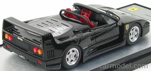 BBR-MODELS BBR188A Scale 1/43 | FERRARI F40 SPIDER TEST BLACK
