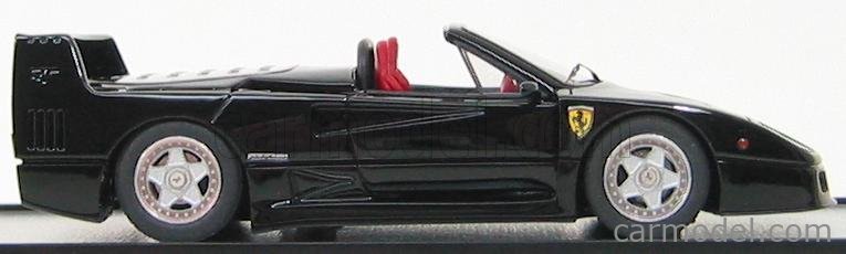 BBR-MODELS BBR188A Scale 1/43 | FERRARI F40 SPIDER TEST BLACK