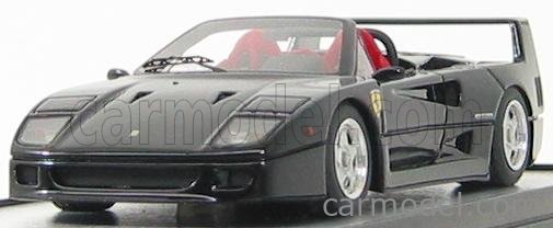 BBR-MODELS BBR188A Scale 1/43 | FERRARI F40 SPIDER TEST BLACK