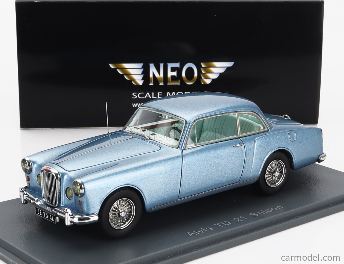 NEO SCALE MODELS NEO43415 Scale 1/43 | ALVIS TD21 SALOON 1964 LIGHT ...