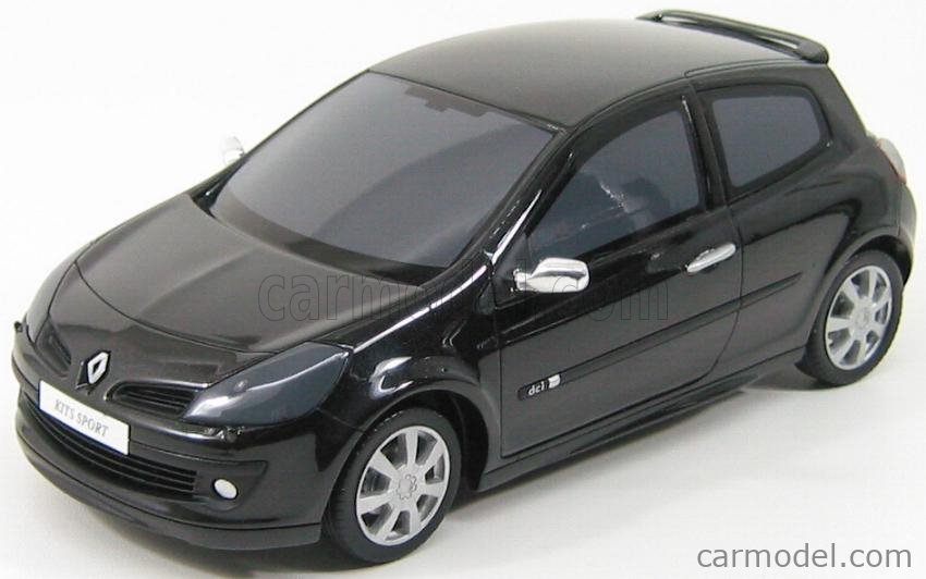 CREATIVE MODELS 250201 Escala 1/18 | RENAULT CLIO III KIT SPORT BLACK MET