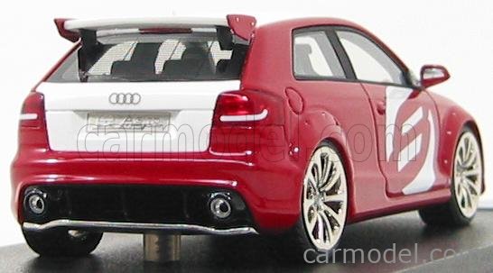 LOOKSMART LSAUDIA3CS Scale 1/43 | AUDI A3 CLUBSPORT RED WHITE