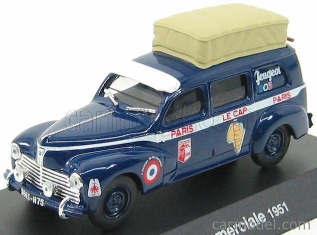 EDICOLA G1124041 Scale 1/43 | PEUGEOT 203 COMMERCIALE RALLY PARIS - LE ...