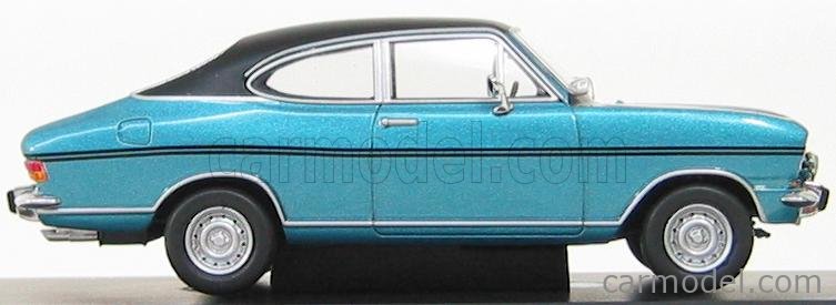 SCHUCO 03512 Scale 1/43 | OPEL KADETT B COUPE RALLY BLUE MET BLACK