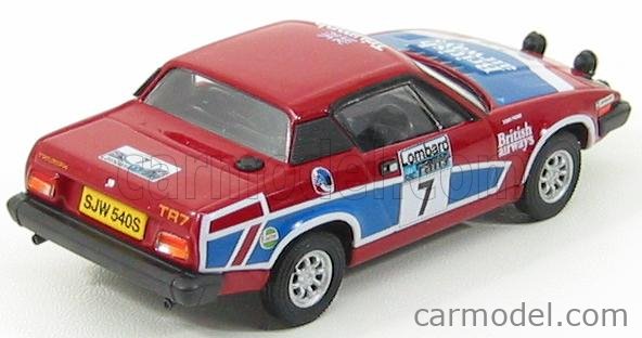 VANGUARDS VA10505 Scale 1/43 | TRIUMPH TR7 COUPE V8 N 7 4th RALLY RAC ...