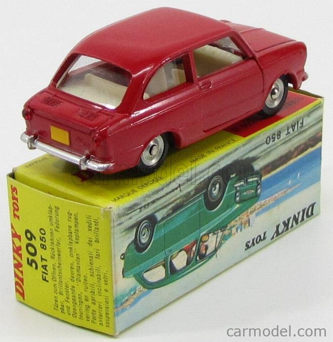 DINKY FRANCE 509 Scale 1/43 | FIAT 850 RED
