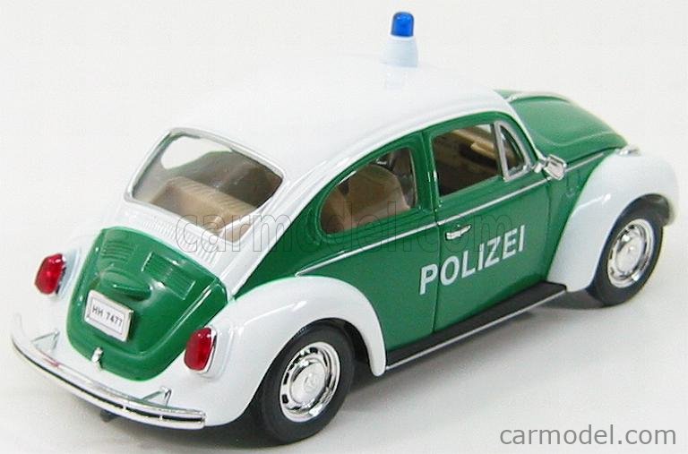 WELLY WE22436 Scale 1/24 | VOLKSWAGEN BEETLE 1302 POLIZEI - POLICE 1971 ...