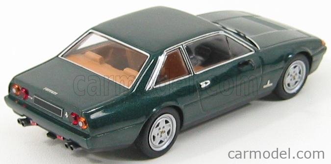 MATTEL HOT WHEELS N5598 Echelle 1/43 | FERRARI 412 1985 GREEN MET
