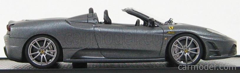 BBR-MODELS BBRC01C Scale 1/43 | FERRARI F430 SCUDERIA 16M SPIDER 2008 DARK GREY MET