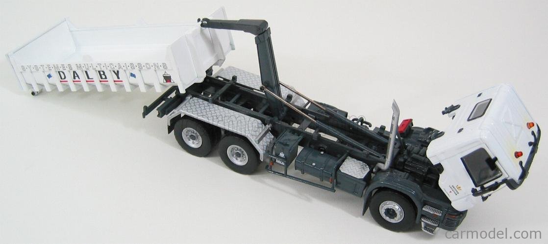 UNIVERSAL HOBBIES UH5660 Scale 1/50 | SCANIA P380 TRUCK ABROLLER WHITE
