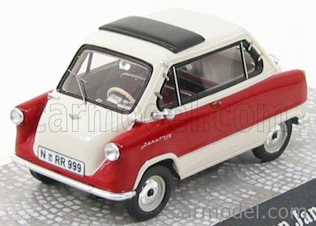 PREMIUM CLASSIXXS 18052 Scale 1/43 | ZUNDAPP JANUS MICROCAR 1957 IVORY RED