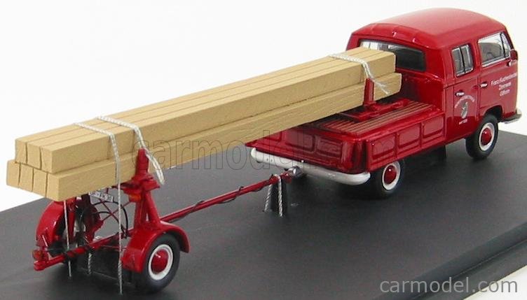 SCHUCO 03348 Scale 1/43 | VOLKSWAGEN T2A DOUBLE CABIN FIRE ENGINE ...
